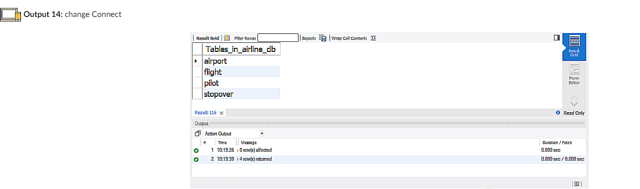 Solved Output 12: change ConnectOutput 15: clean uptimes. | Chegg.com