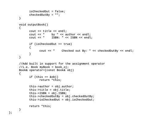 Solved I have a C++ assignment about Managing Books in a | Chegg.com