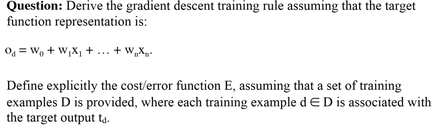 Question: Prove that the LMS training rule performs a | Chegg.com