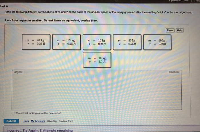 Solved A merry-go-round of radius R, shown in the figure, is | Chegg.com