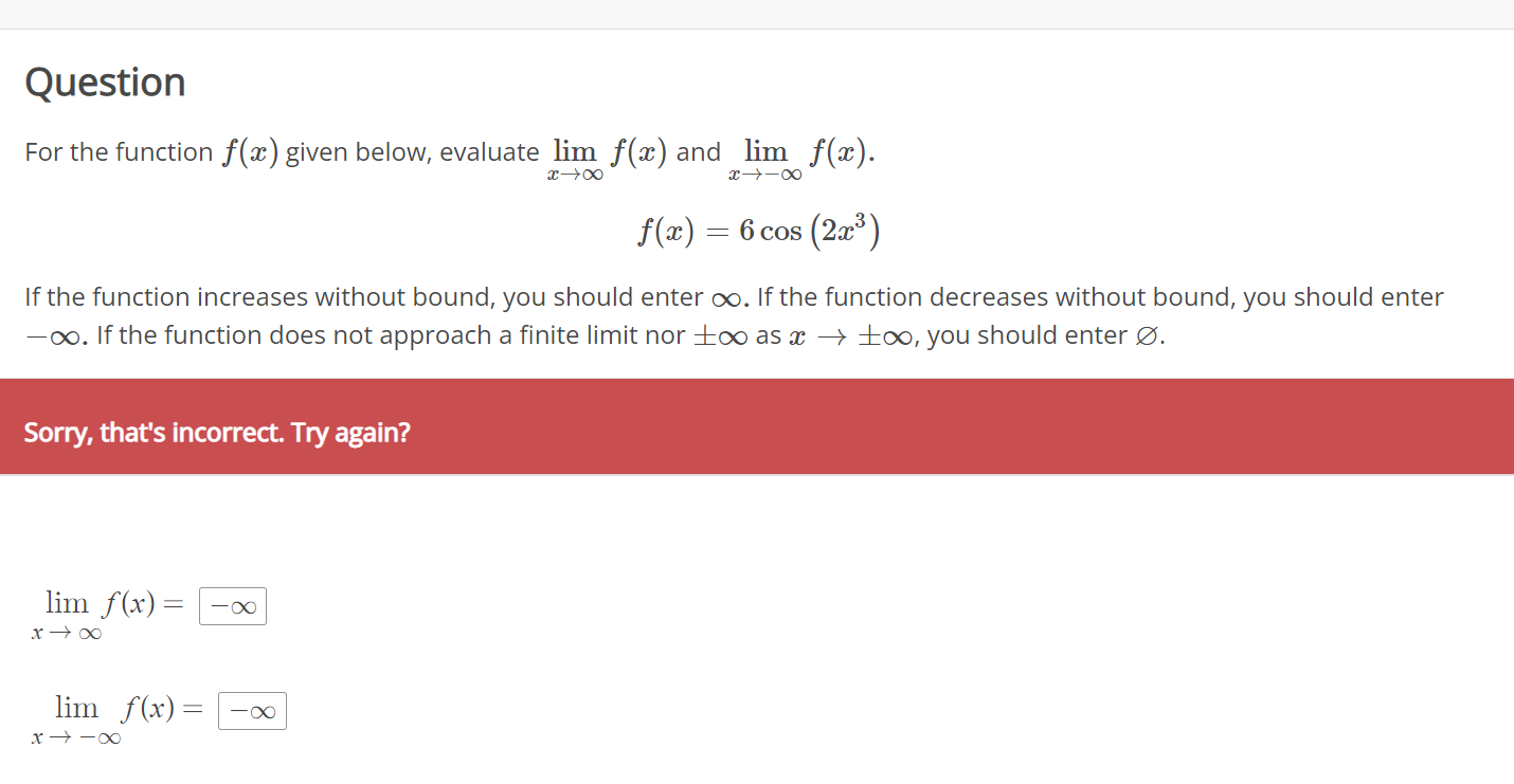 Solved Question For the function f(x) given below, evaluate | Chegg.com
