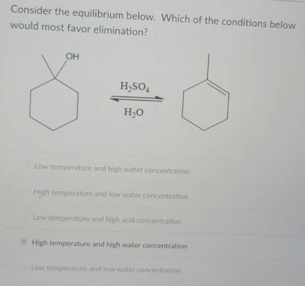 Solved Consider the equilibrium below. Which of the | Chegg.com