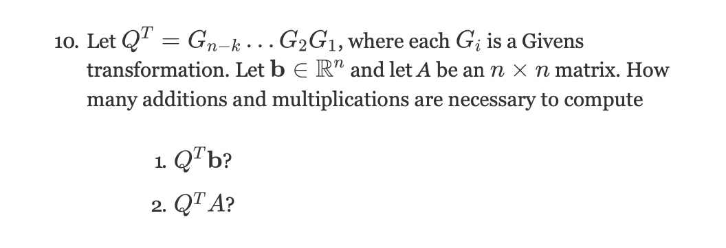 Solved Let Q^(T)=G_(n-k)dotsG_(2)G_(1), where each G_(i) is | Chegg.com