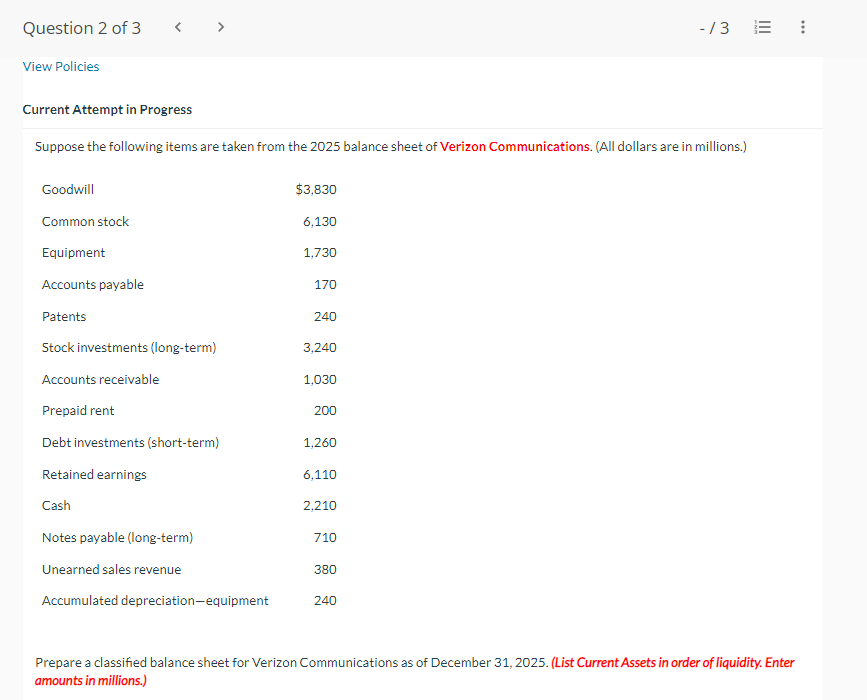 Solved Current Attempt in Progress Suppose the following | Chegg.com