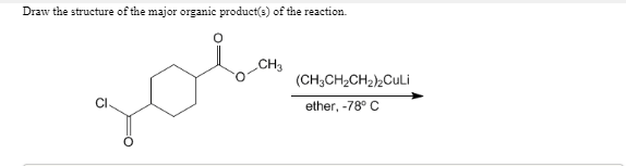 Solved Draw the structure of the major organic product(s) of | Chegg.com
