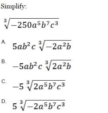 Solved Convert from a mixed radical to an entire radical: | Chegg.com