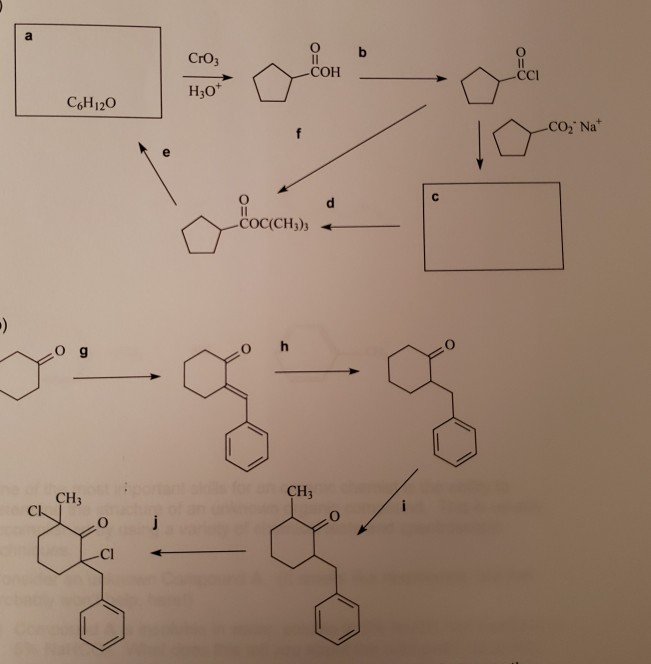 Solved CrO3 cCl сон H30 C&H120 CO2, Na+ COC(CH 3)3 o g CH3 | Chegg.com