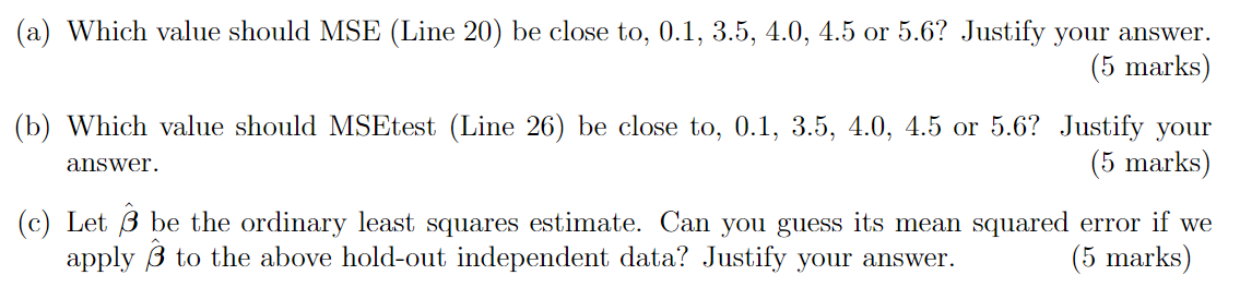 15 Marks Now We Are Using The Glmnet R Package 