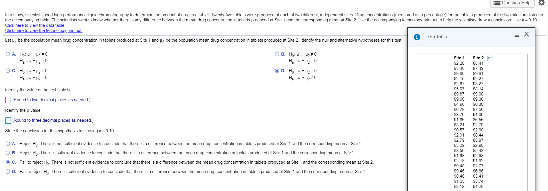 Solved :s Question Help In a study, scientists used | Chegg.com