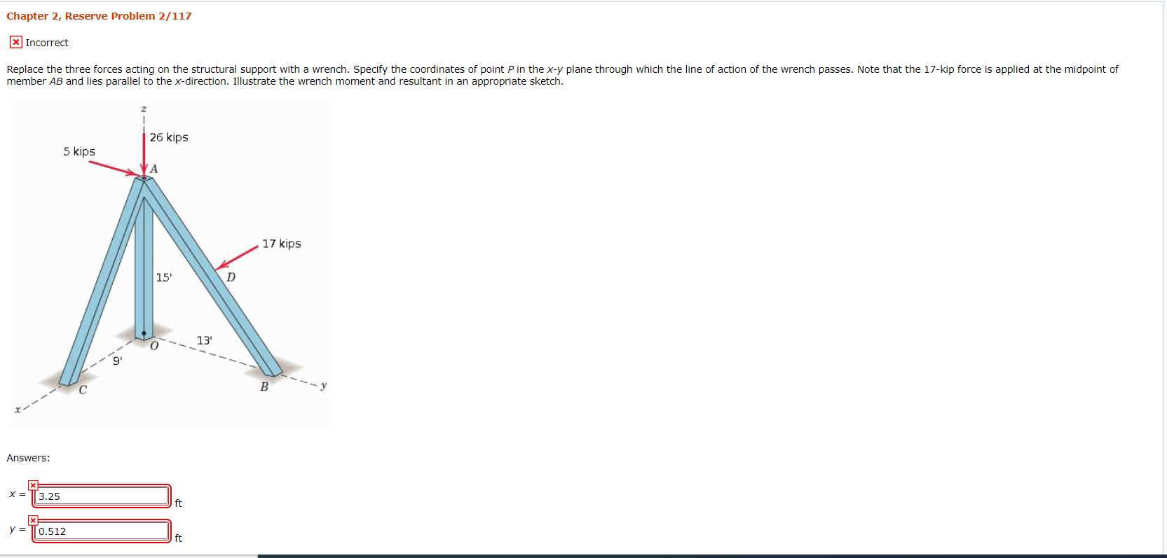 Solved Chapter 2, Reserve Problem 2/117 X Incorrect Replace | Chegg.com