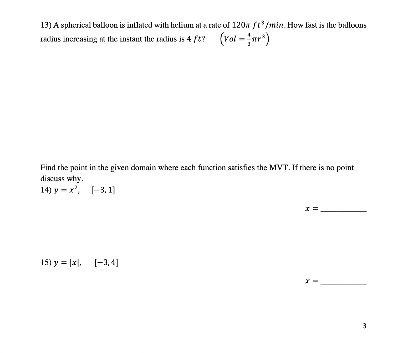 Solved 13) A spherical balloon is inflated with helium at a | Chegg.com