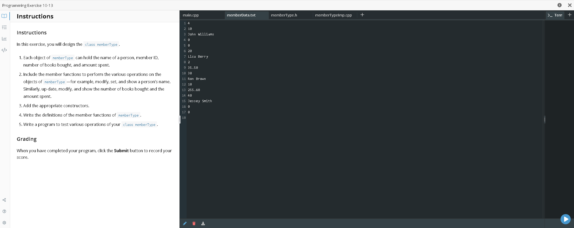 Solved C++ NEEDS TO BE ABLE TO RUN IN CENGAGE | Chegg.com
