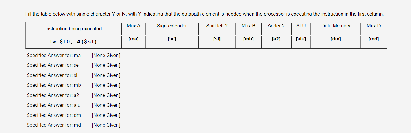 Solved An (incomplete) datapath of a MIPS processor is shown | Chegg.com Solved An (incomplete) datapath of a MIPS processor is shown | Chegg.com