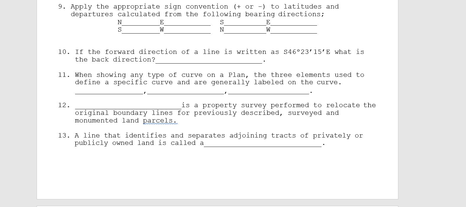 Solved 9. Apply the appropriate sign convention (+ or -) to | Chegg.com