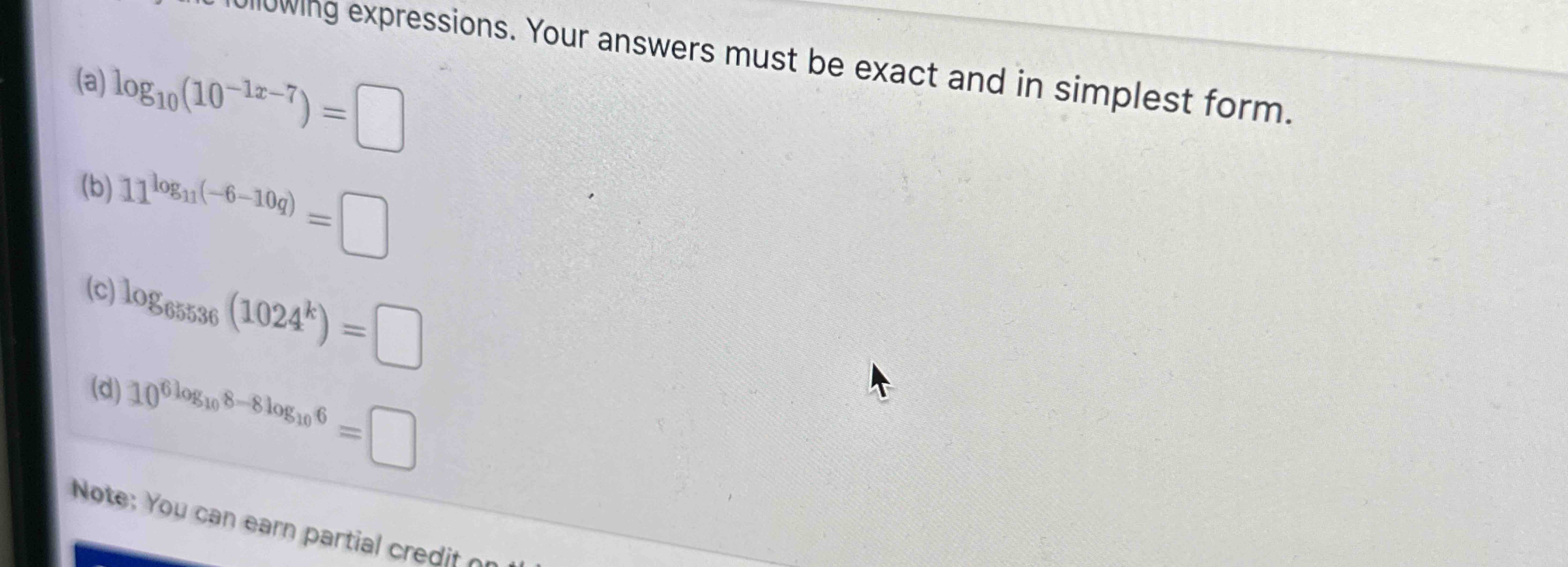 Solved simplify the following | Chegg.com