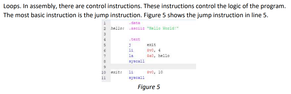 Solved Loops. In assembly, there are control instructions. | Chegg.com