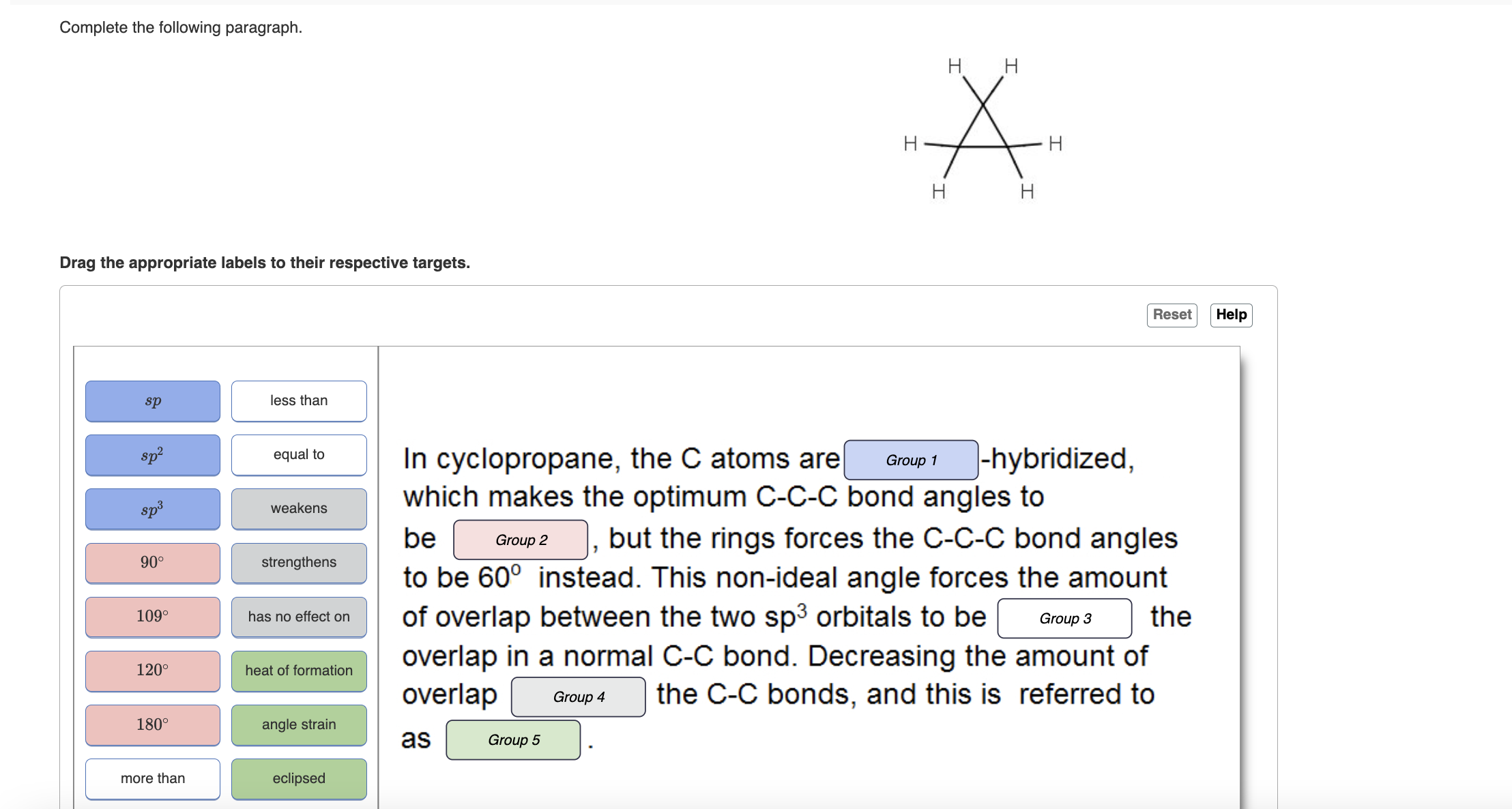 Solved Complete the following paragraph. Drag the | Chegg.com