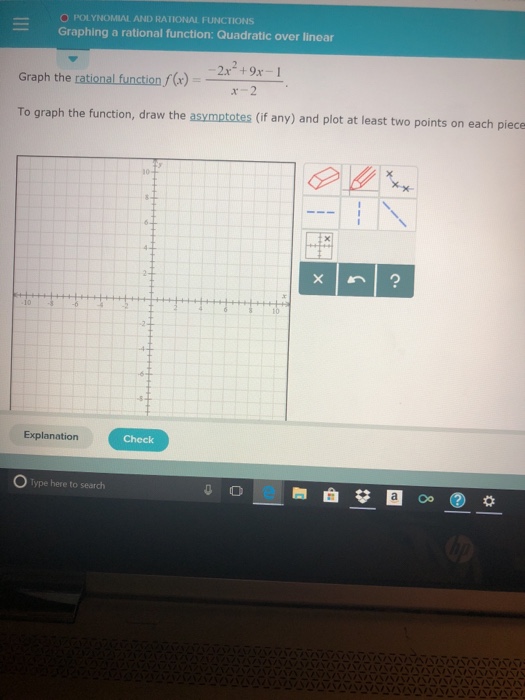 Solved O POLYNOMIAL AND RATIONAL FUNCTIONS Graphing a | Chegg.com