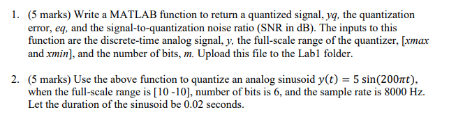 Solved Please help with MATLAB code. I need to write 2 | Chegg.com