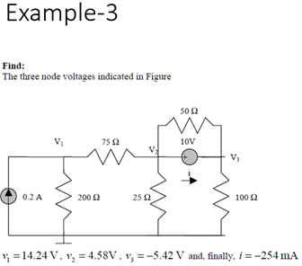 Solved Find: The three node voltages indicated in Figure | Chegg.com