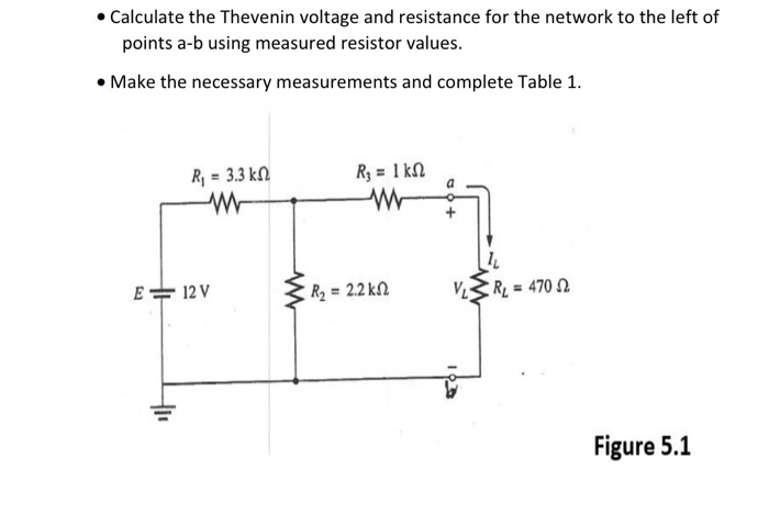 Solved Calculate the Thevenin voltage and resistance for the | Chegg.com