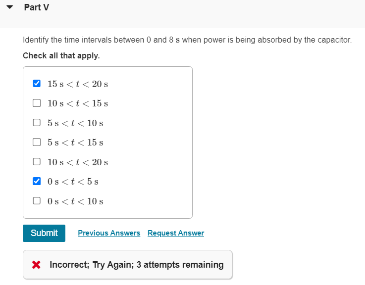 Solved Identify the time intervals between 0 and 20 s when | Chegg.com
