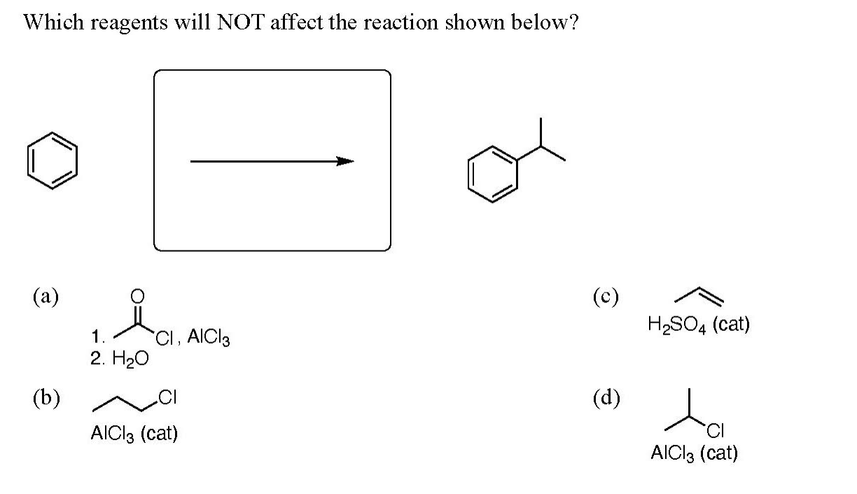 Solved What is the expected product of the reaction sequence | Chegg.com