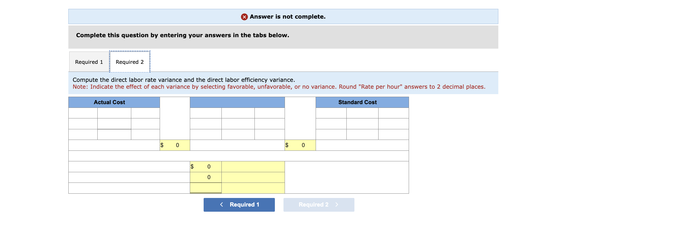 Solved Exercise 23-11 (Static) Direct materials and direct | Chegg.com