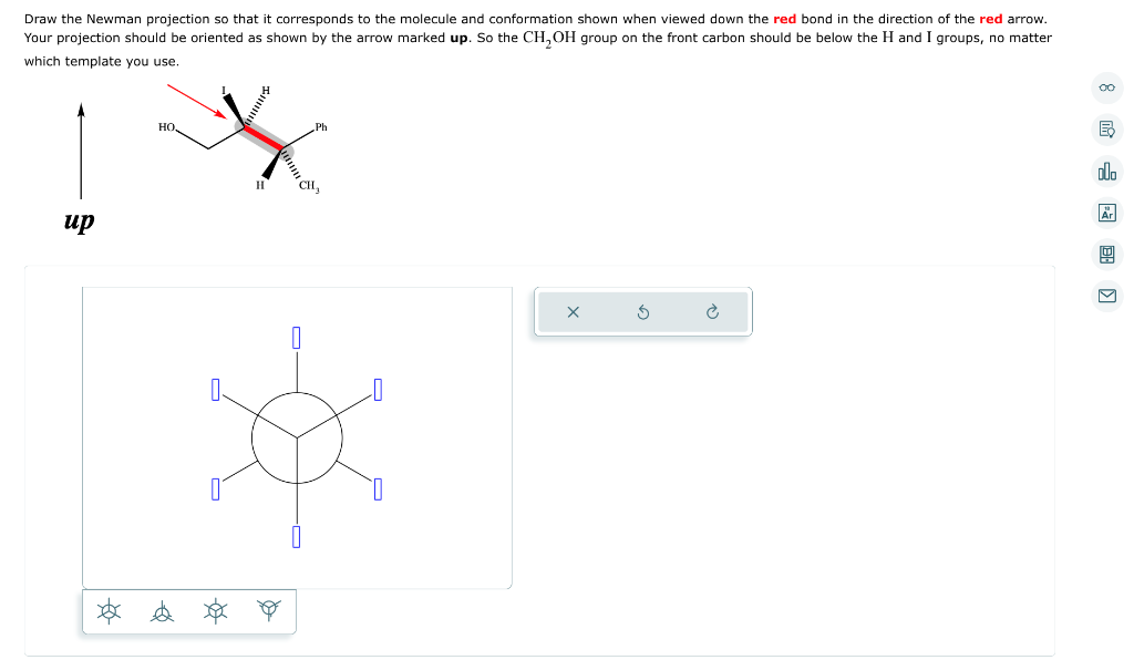Solved Draw The Newman Projection So That It Corresponds To