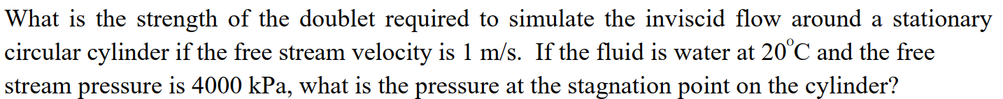 Solved What is the strength of the doublet required to | Chegg.com