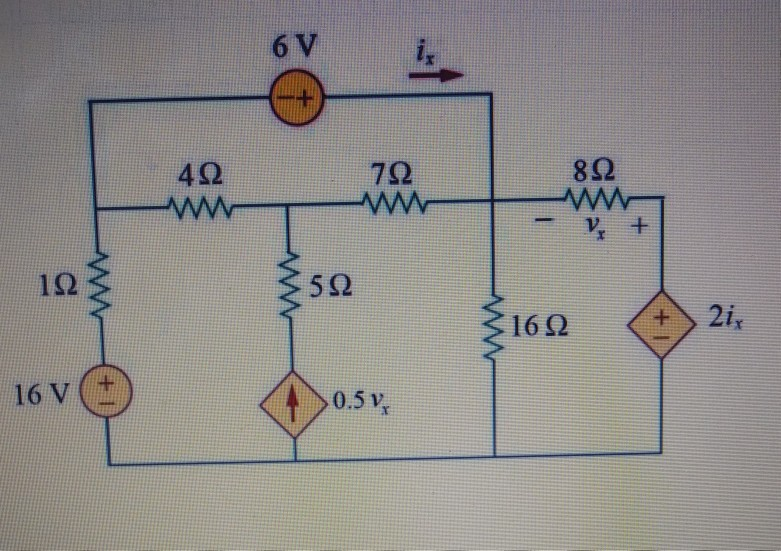 Solved Problem 1: For the circuit bellow, use node voltage | Chegg.com