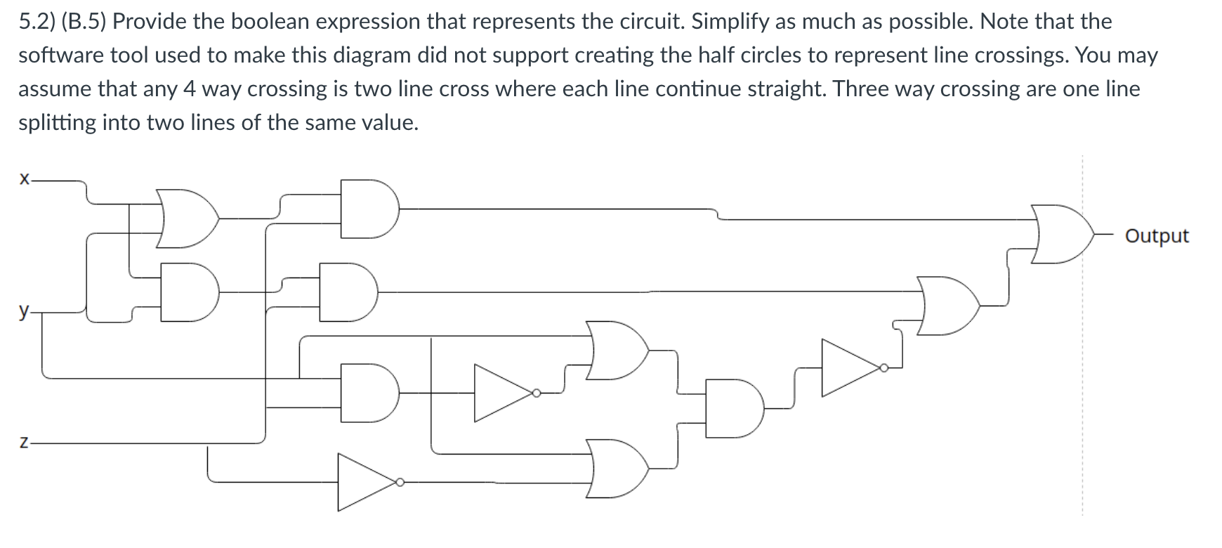Solved 5.2) (B.5) Provide the boolean expression that | Chegg.com