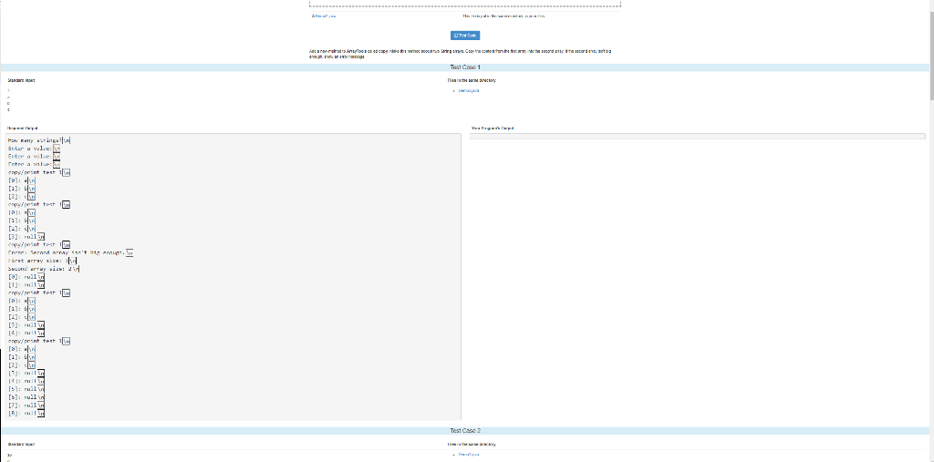 Solved Add a new method to ArrayTools called copy. Make this | Chegg.com