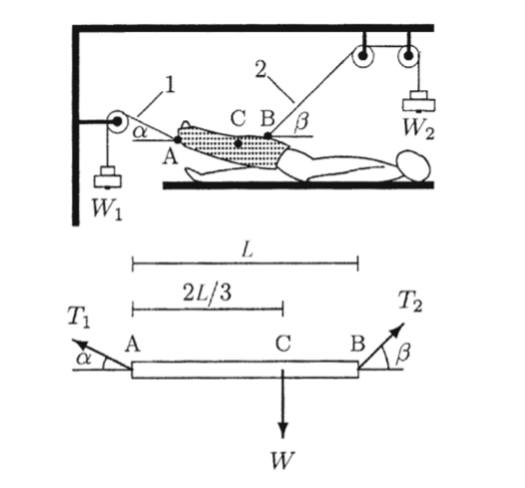 Solved The split Russel traction device is used to stabilize | Chegg.com