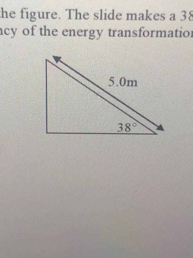 Solved A child slides, from rest, down a playground slide | Chegg.com