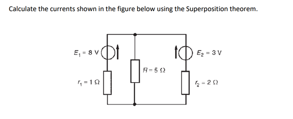 Solved Calculate the currents shown in the figure below | Chegg.com