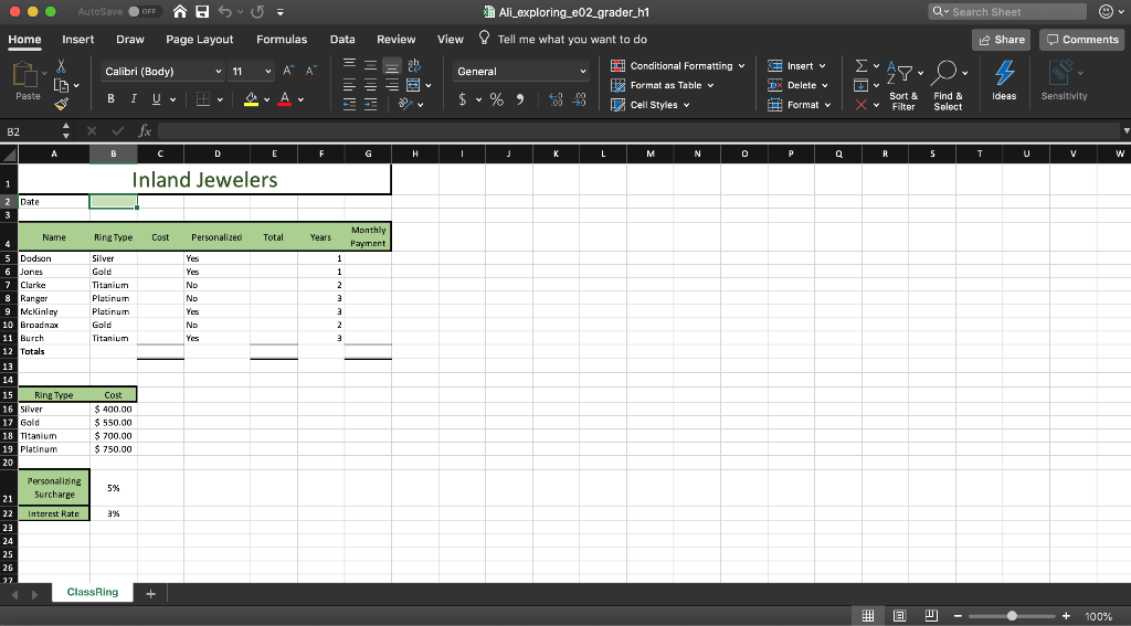 Solved Ali-exploring-e02-grader-hi Home Insert Draw Page | Chegg.com