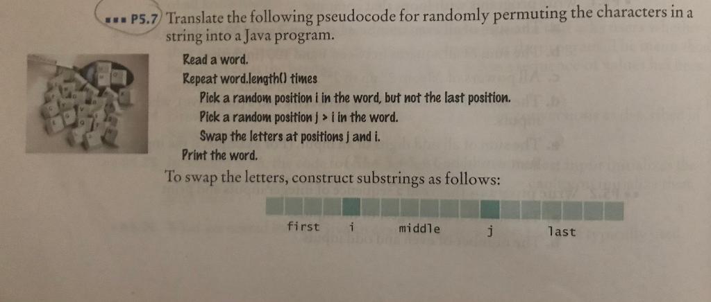 Solved *** P5.7) Translate the following pseudocode for | Chegg.com