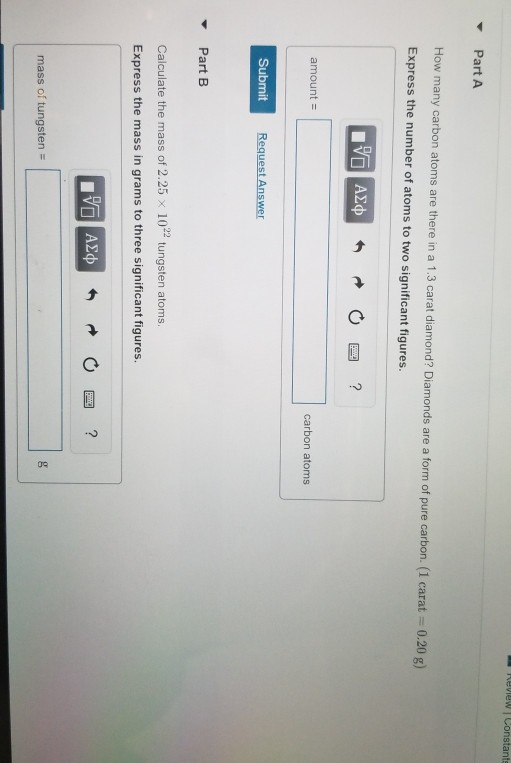 Solved Review Constants Part A How many carbon atoms are | Chegg.com