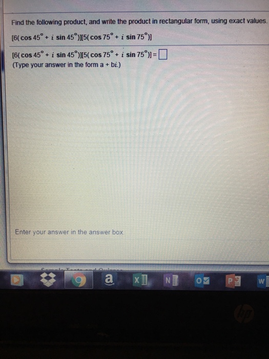Solved Find the following product, and write the product in | Chegg.com