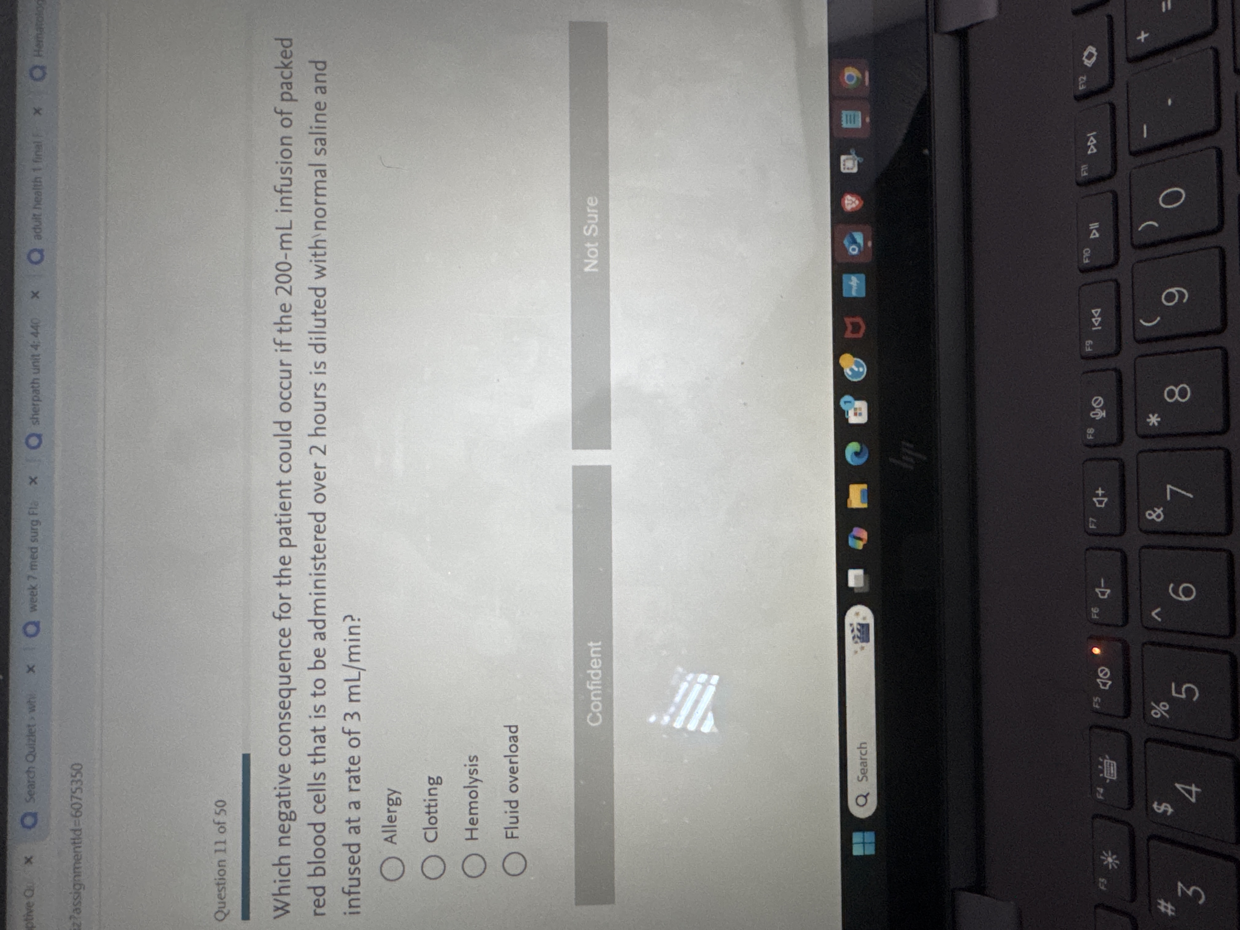Solved Which negative consequence for the patient could | Chegg.com