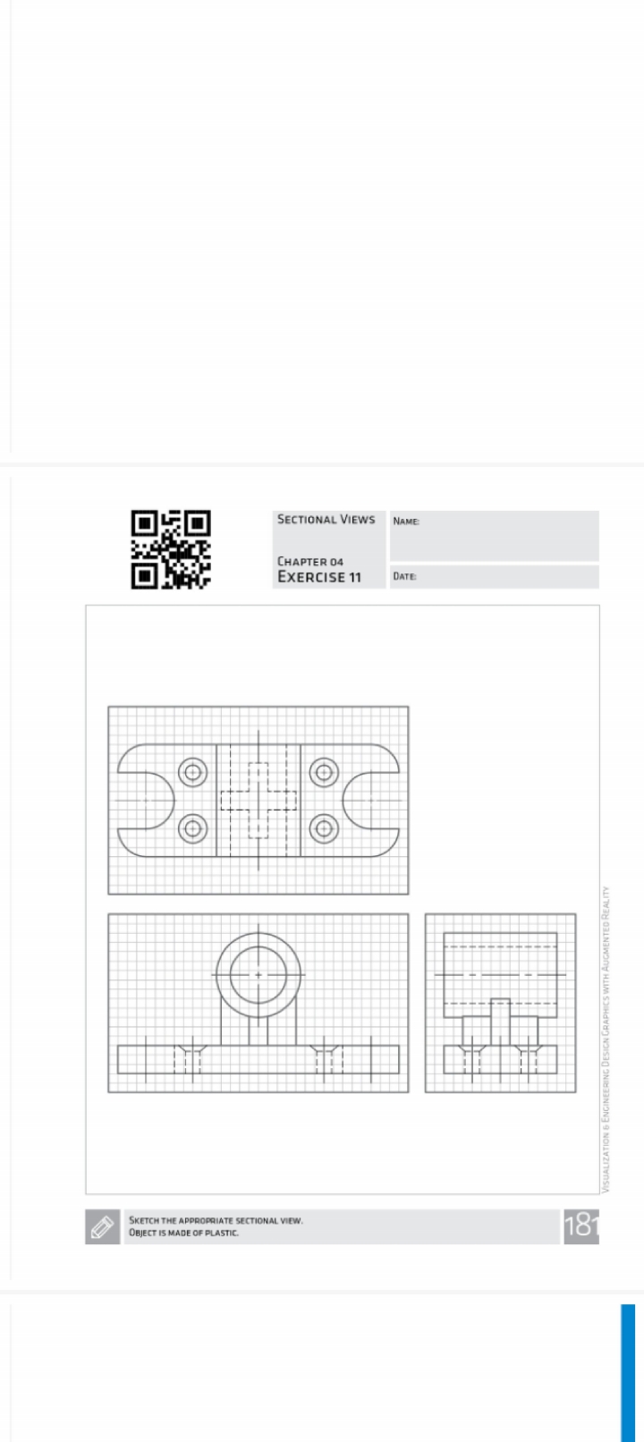 Solved Draw Sectional View