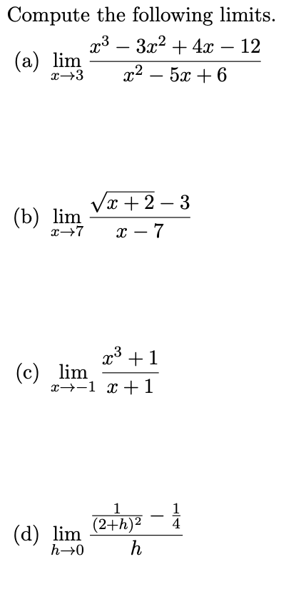 Solved Find the limits using the graph of a function f | Chegg.com