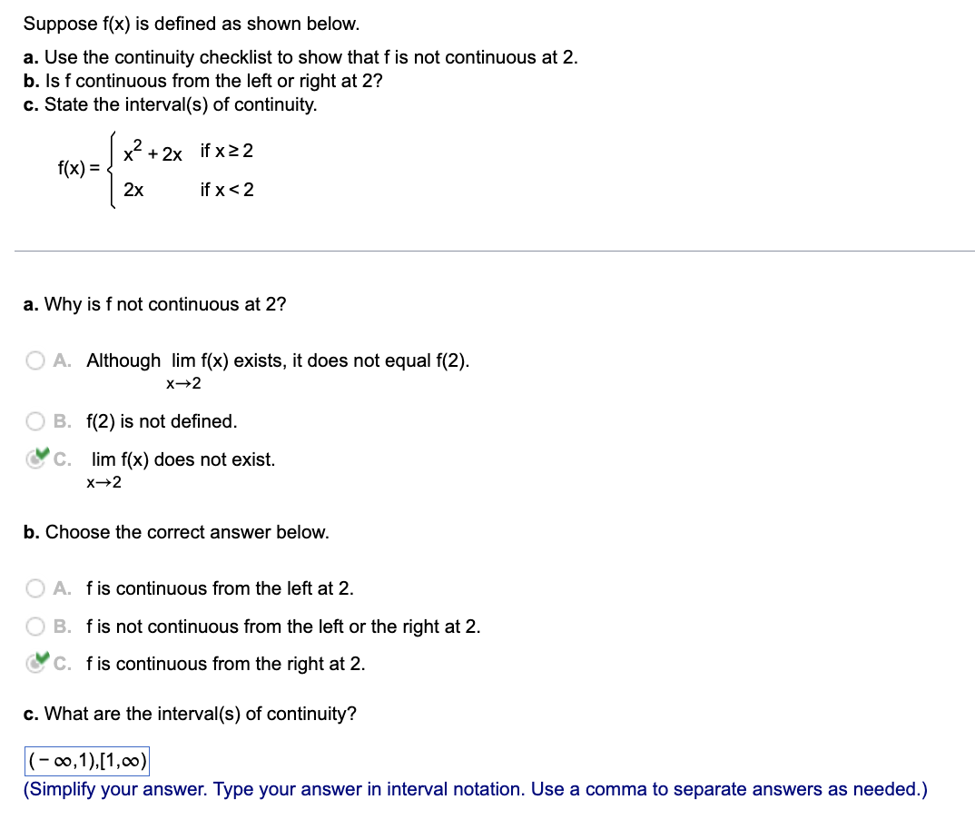[solved] Can You Help With C Suppose F X Is Defined As