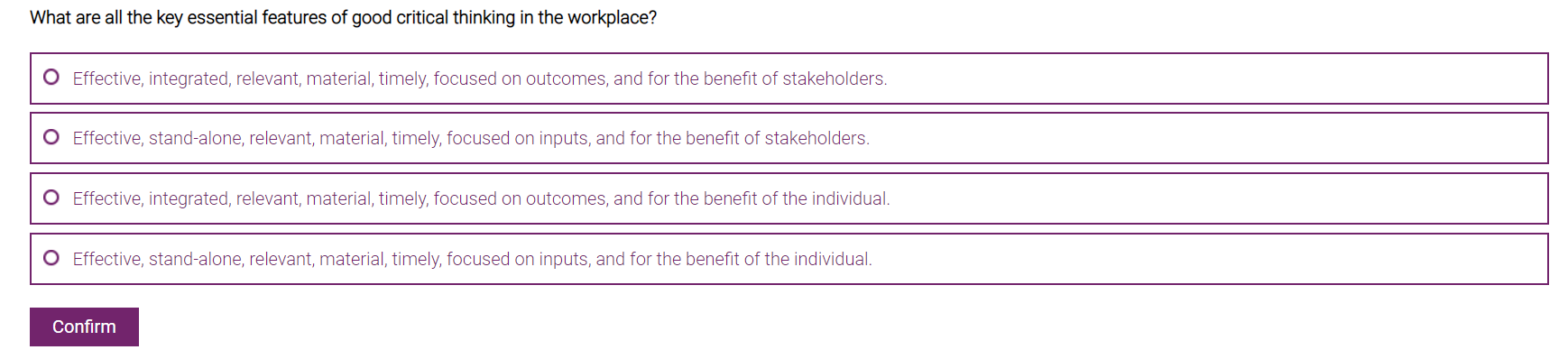 Solved What are all the key essential features of good | Chegg.com