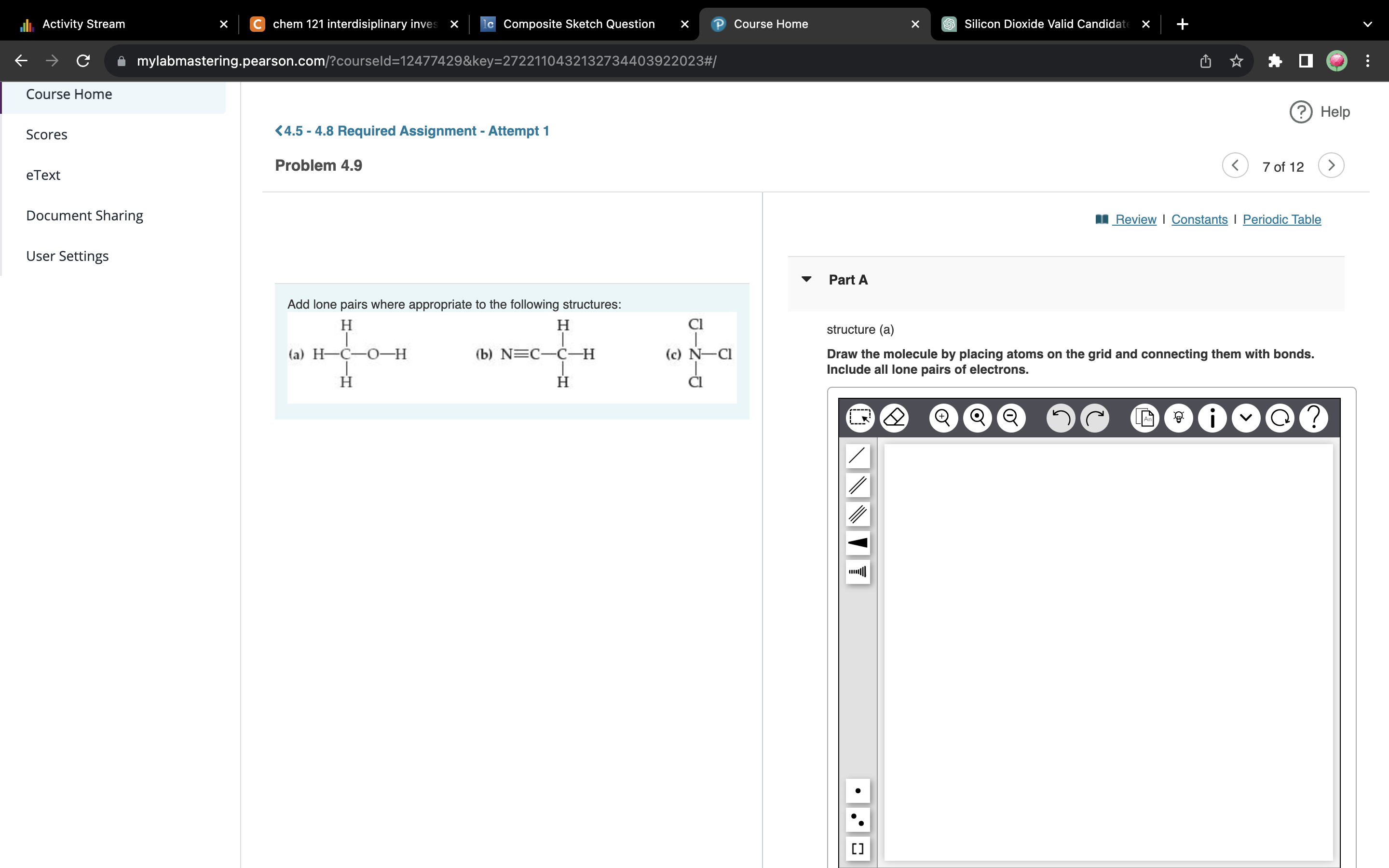 Solved Scores eText Document Sharing User Settings