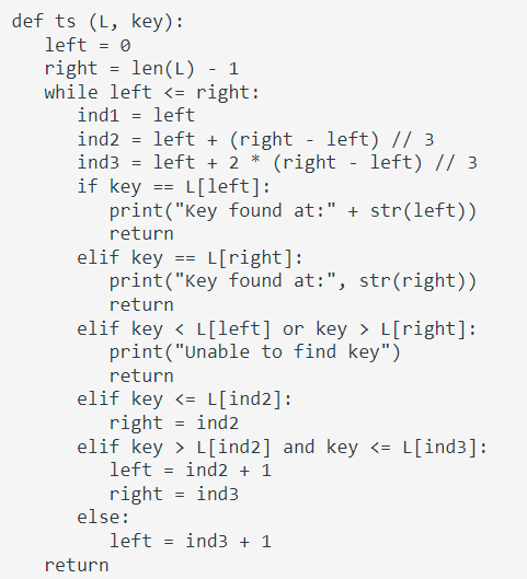 Solved Based on the code below, Derive a recurrence that is | Chegg.com