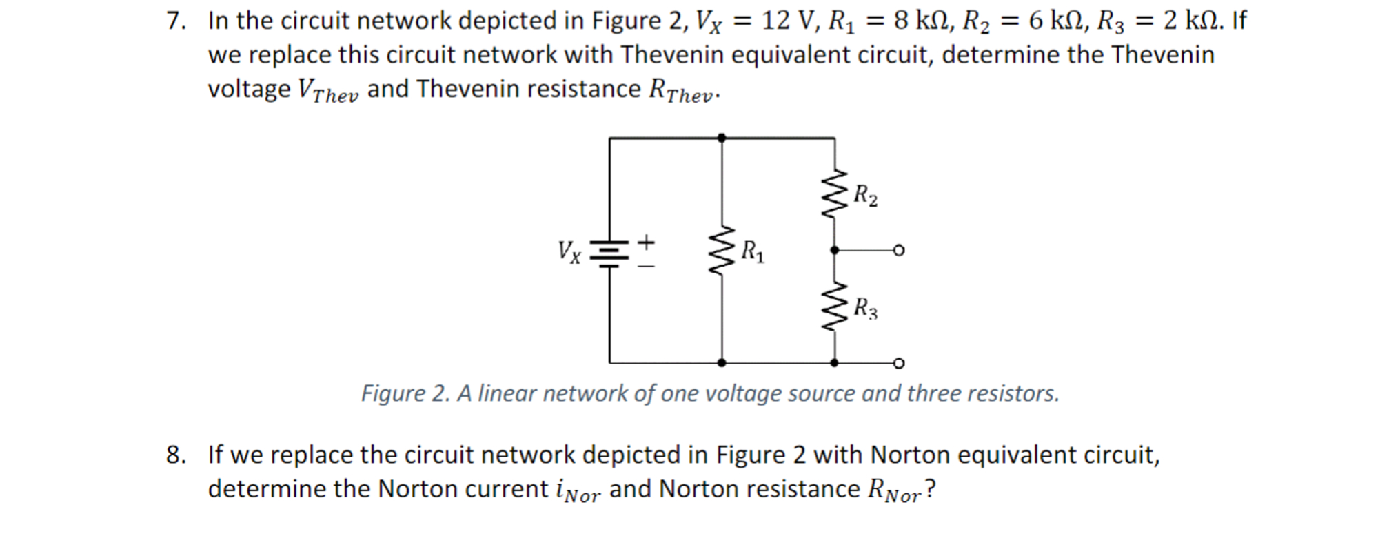 Solved In the circuit network depicted in Figure | Chegg.com
