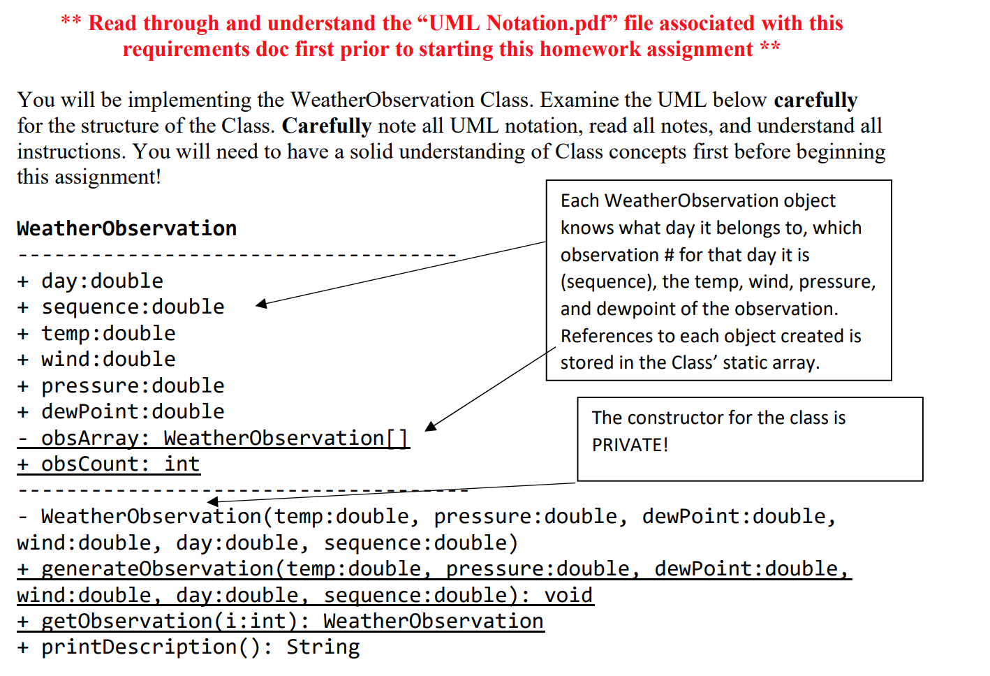 ** Read through and understand the "UML Notation.pdf” | Chegg.com