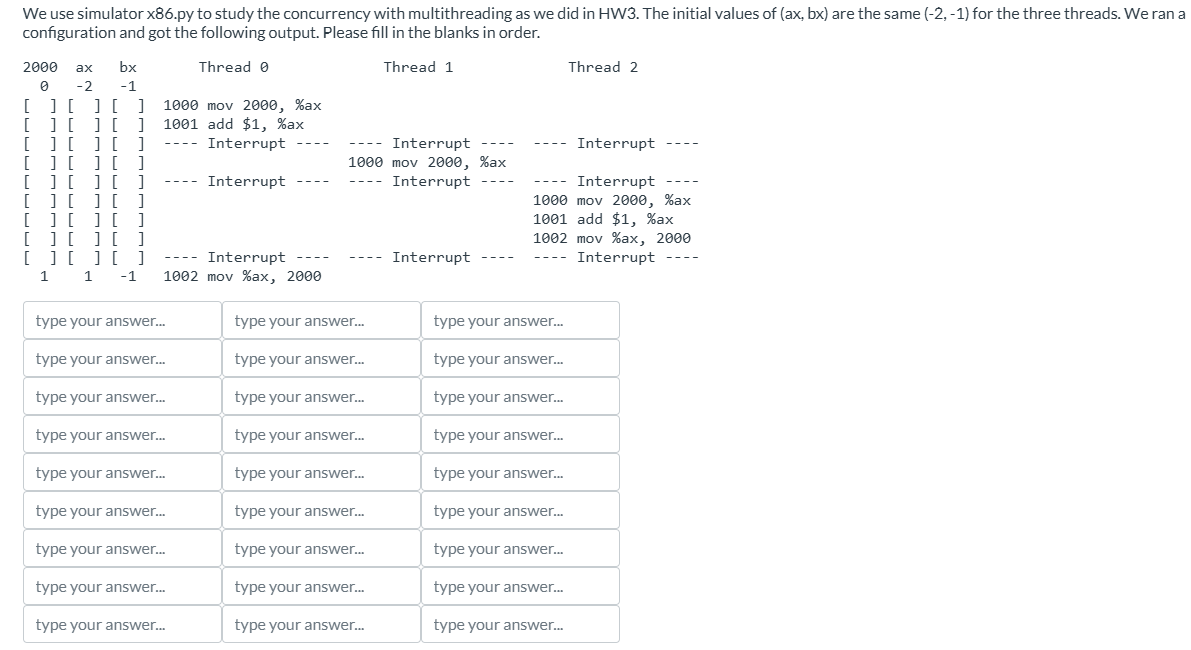 Solved We use simulator \( ﻿x 86 \). ﻿py to study the | Chegg.com